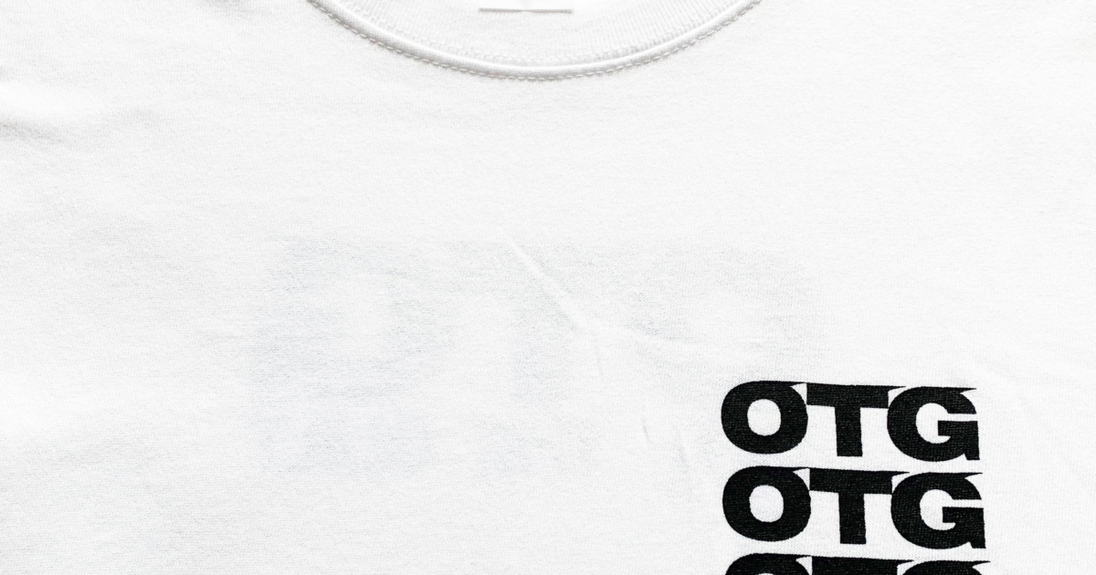 3月25日発売！OTG* S/S T-SHIRT. | Oh! the Guilt BRND